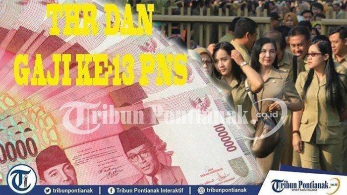 Jadwal THR dan Gaji ke-13 Cair Tahun 2023 untuk PNS TNI Polri dan Pensiunan - Tribunpontianak.co.id