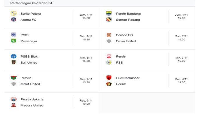 LENGKAP JADWAL BRI Liga 1 Sore dan Malam Hari Pekan ke 10 Persib, Persija, Bali United dan ...