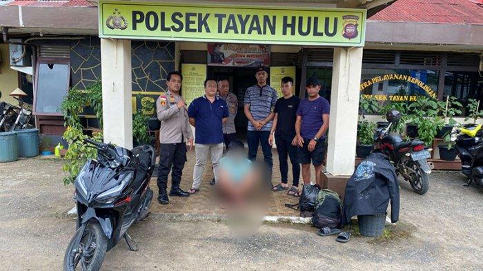 Polsek Tayan Hulu Sanggau Amankan Seorang Pria Diduga Pelaku Curat ...