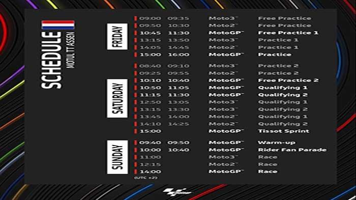 Jam Tayang MotoGP Belanda 2024 Live Trans7 Hari Minggu Lengkap Hasil Klasemen MotoGP 2024 ...