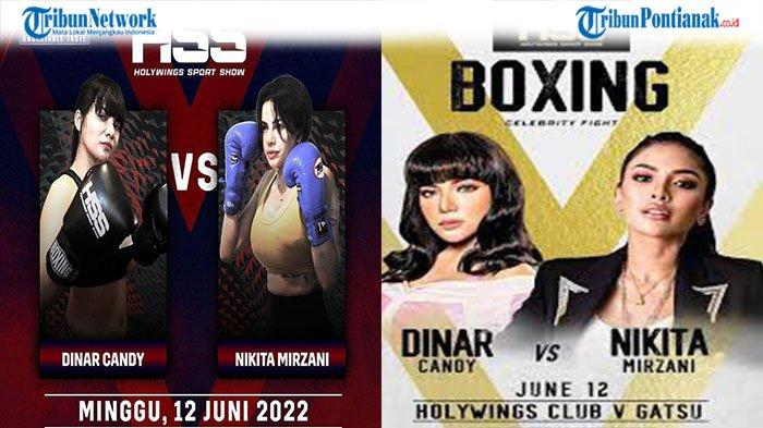 Jam Tayang Tinju Artis Holywings Sport Show Dinar Candy vs Nikita ...