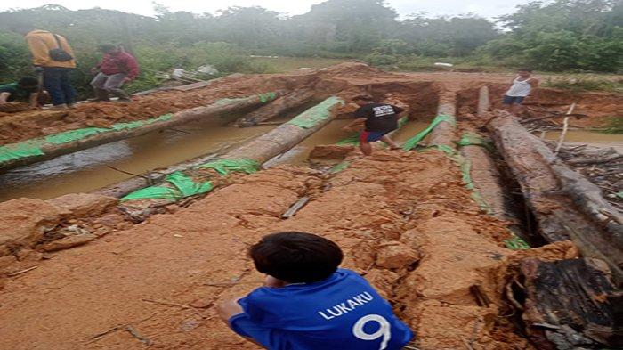 Usulan Pembangunan Jembatan Jelimpau Dengan Rangka Baja Usai Rusak ...
