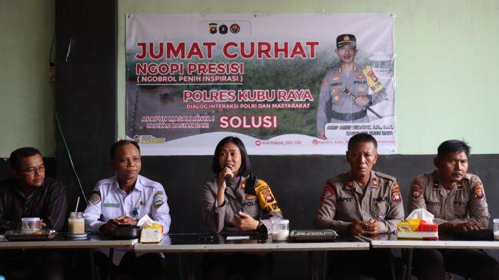 Gelar Jumat Curhat, Wakapolres dan Organda Kubu Raya Bahas Keselamatan di Jalan Raya ...