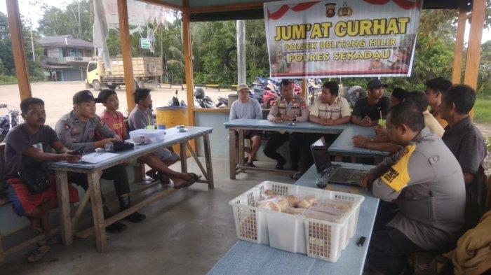 Jumat Curhat, Kapolsek Belitang Hilir Ajak Masyarakat Jaga Kamtibmas Jelang Pemilu 2024 ...
