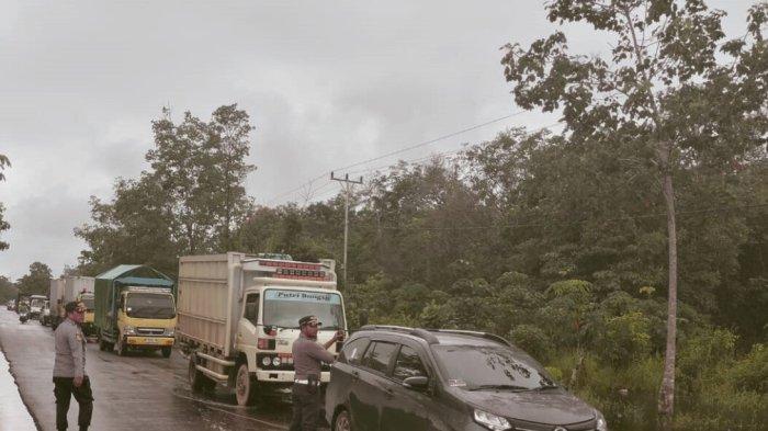 Satlantas dan DLLAJ Kubu Raya Gelar Patroli di Kawasan Rawan Banjir KM ...