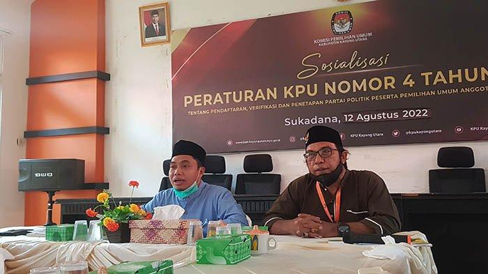 KPU Kabupaten Kayong Utara Sosialisasikan Peraturan KPU Nomor 4 Tahun 2022 - Tribunpontianak.co.id