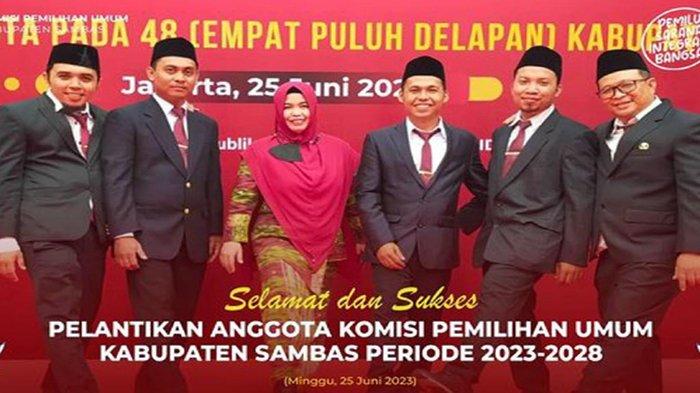 Resmi Menjabat, Berikut 5 Anggota KPU Kabupaten Sambas Periode 2023 - 2028. - Tribunpontianak.co.id