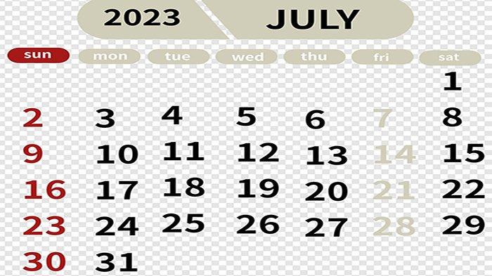 Kalender 2023 Daftar Hari Besar Nasional dan Internasional Bulan Juli ...