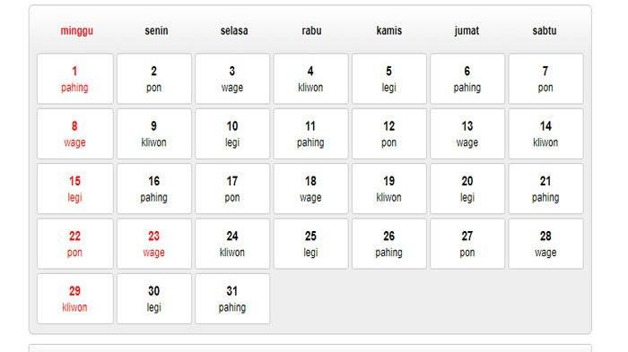 Kalender 2023 Bulan Januari Ada Apa Saja ? Libur dan Hari Nasional ...