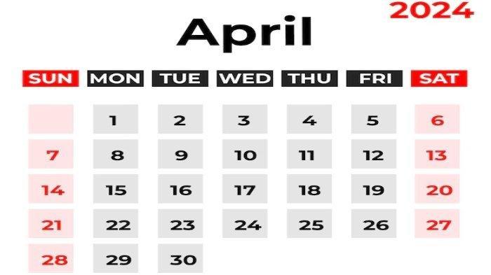Kalender 2024 Libur Nasional dan Cuti Bersama April, Lengkap Dengan ...