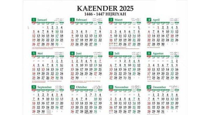 Kalender Mei 2025 Lengkap dengan Tanggal Hijriyah dan Weton Jawa, Cek Juga Daftar Libur Long ...