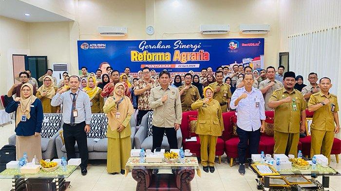 Kantor Pertanahan Kota Pontianak Dukung Gerakan Sinergi Reforma Agraria