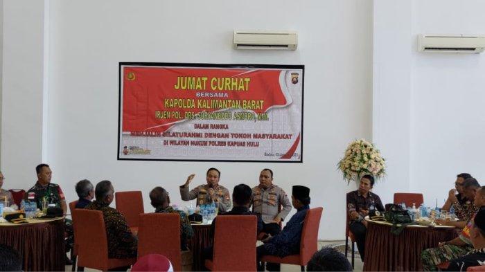 Kapolda Kalbar Dengar Curhat Masyarakat Perbatasan Indonesia-Malaysia di Badau Kapuas Hulu ...