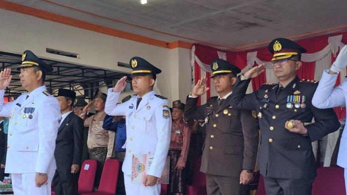 Kapolres Kayong Utara Hadiri Upacara HUT RI ke-79 di Kantor Dinas ...