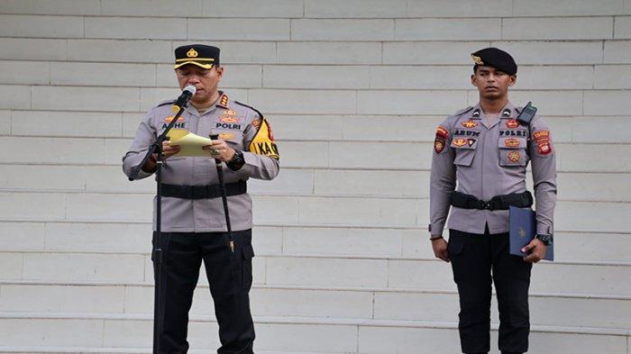 Kapolresta Adhe Hariadi Pimpin Upacara Kenaikan Pangkat 86 Personel ...
