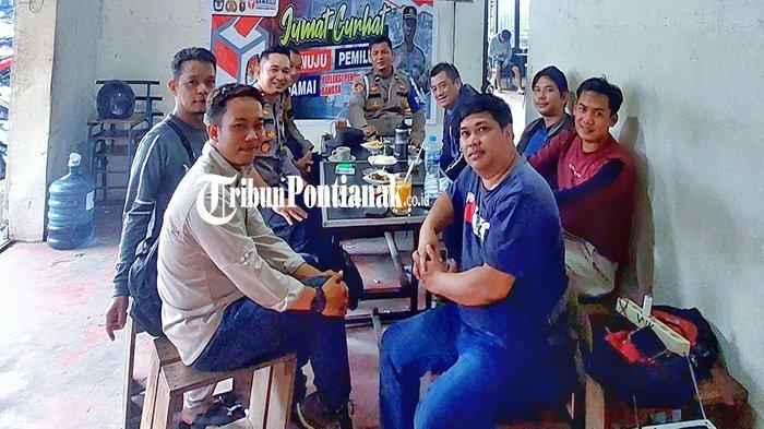 Kapolsek Mempawah Hilir Ajak Awak Media Jaga Kondusifitas di Masa Pesta Demokrasi Pemilu 2024 ...