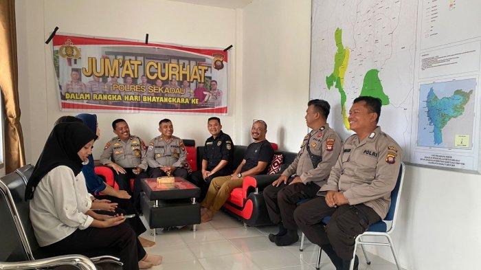 Polres Sekadau Gelar Jumat Curhat di Kantor KPH, Karhutla Menjadi Topik Yang Disampaikan ...