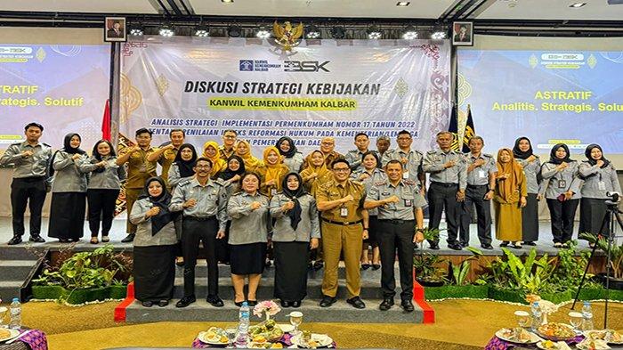 Kemenkumham Kalbar Gelar Diskusi Strategi Kebijakan Implementasi Permenkumham No. 17 Tahun 2022 ...