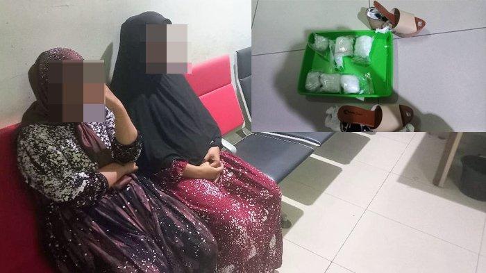 Bawa Sabu 1 Kg di Hak Sendal, Dua Ibu Rumah Tangga Ditangkap di Bandara Supadio ...