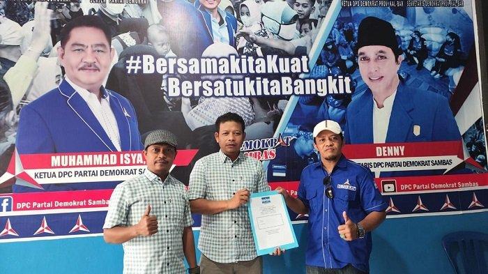 Pilkada Sambas 2024: Tim Kemenangan Satono Ambil Formulir Partai Demokrat - Tribunpontianak.co.id