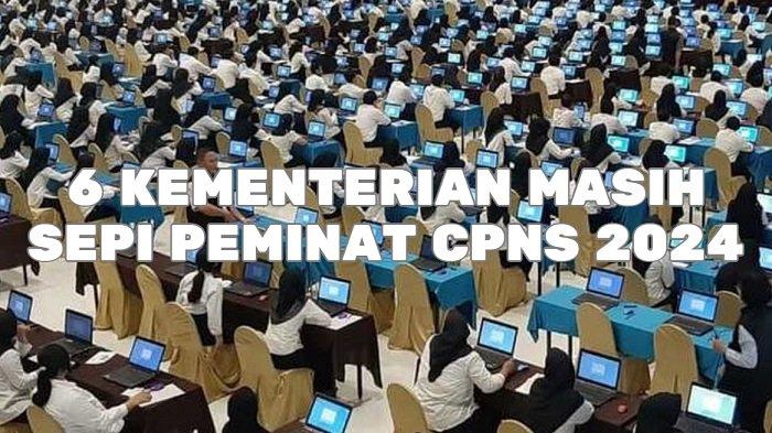 DAFTAR Kementerian Sepi Peminat CPNS 2024, Sejuta Lebih Telah Daftar! - Tribunpontianak.co.id