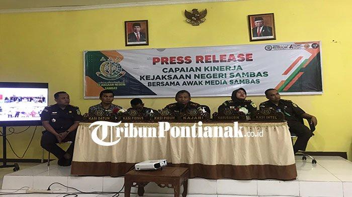Capaian Kinerja Kejari Sambas 2022, Eksekusi 95 Perkara Pidana Umum - Tribunpontianak.co.id