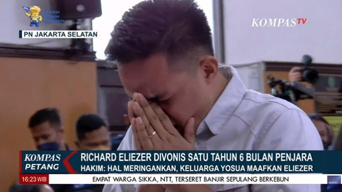 Kepastian Bharada Richard Eliezer Kembali jadi Polisi di Hasil Sidang Kode Etik ...