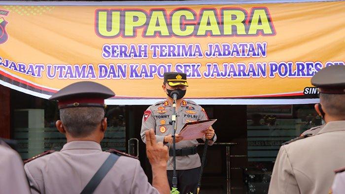 14 Pejabat Utama dan Kapolsek Jajaran Polres Sintang Berganti, IPDA ...