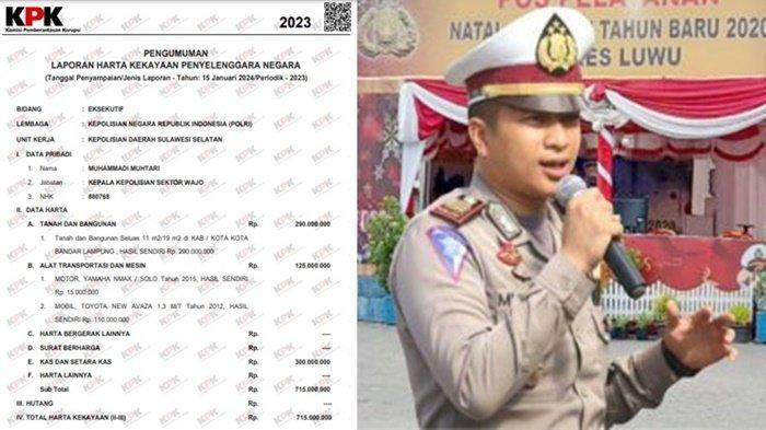 Segini Harta Kekayaan Muhammadi Muhtari Kapolsek Panakkukang yang Baru ...