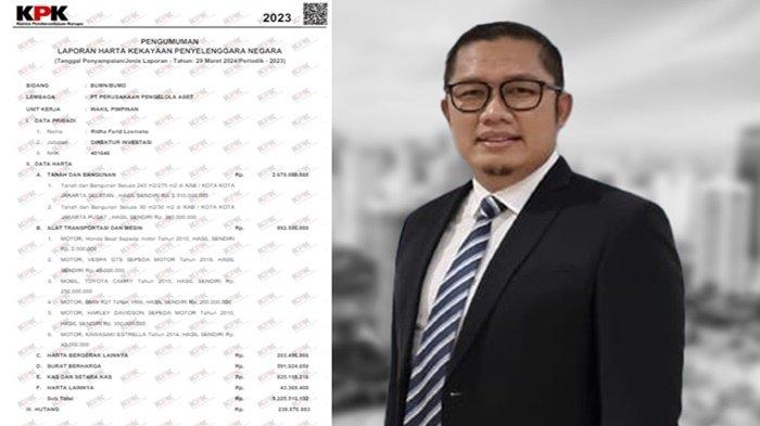 Mengintip Harta Kekayaan Ridha Farid Lesmana Direktur Investasi PT PPA ...