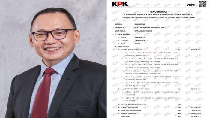 Harta Kekayaan Sam Malee, Sosok Pejabat Bank Mandiri yang Ditunjuk Jadi ...