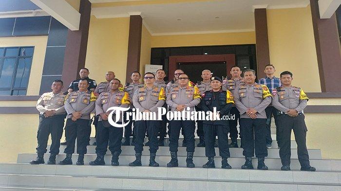 Polda Kalbar Cek Kesiapan Pengamanan Pemilu 2024 di Kapuas Hulu - Tribunpontianak.co.id
