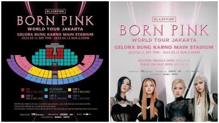 Mari Merapat! Ini Tata Cara Penukaran Tiket E-Voucher Konser BLACKPINK di Jakarta ...
