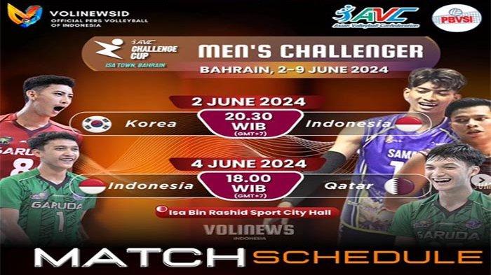 Live Hasil Timnas Voli Putra Indonesia vs Korea Selatan Hari Ini AVC Challenge Cup 2024 Grup C ...