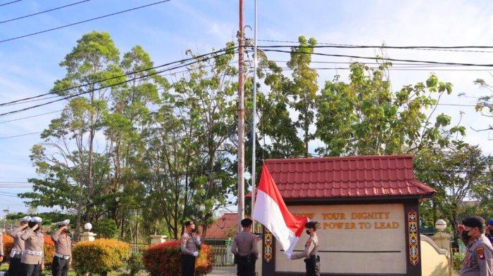 Polres Sintang Gelar Upacara Peringatan Hari Kesadaran Nasional - Tribunpontianak.co.id