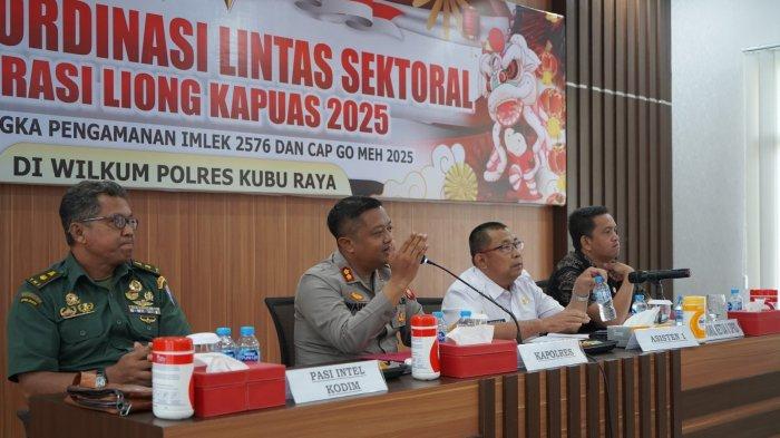Polres Kubu Raya Gelar Rakor Lintas Sektoral, Persiapan Pengamanan Imlek dan Cap Go Meh ...