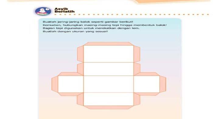 Kunci Jawaban Matematika Kelas 5 SD Halaman 189, Buatlah Jaring-jaring ...