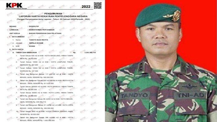 Mengintip Harta Kekayaan Tandyo Budi Revita Wakil KSAD yang Baru, Punya ...