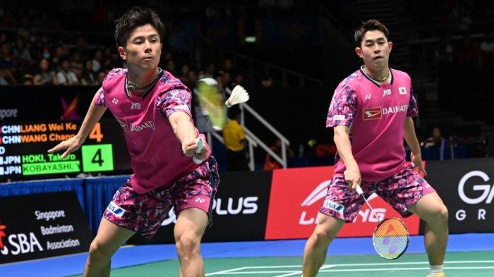 Livescore Badminton Singapore Open Super 750 2023 Final Liang Wei Keng ...