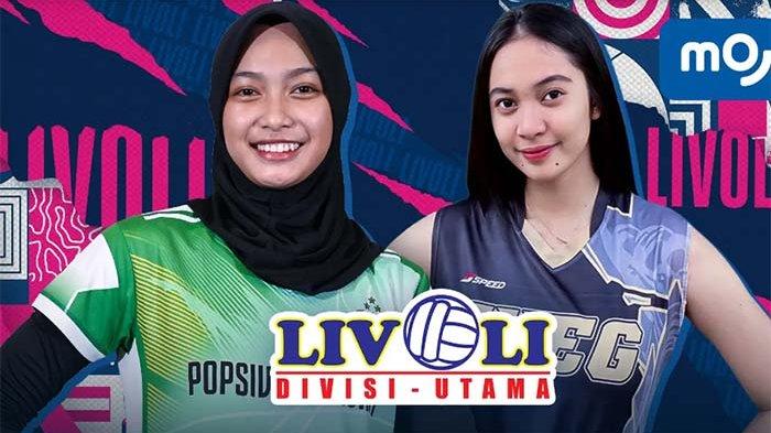 Sedang Live Moji TV Livoli Divisi Utama 2022 Sekarang Popsivo Polwan vs ...