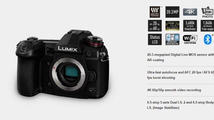 Ukuran Sensor Gambar 17,3 x 13,0 mm pada Lumix G9 - Tribunpontianak.co.id