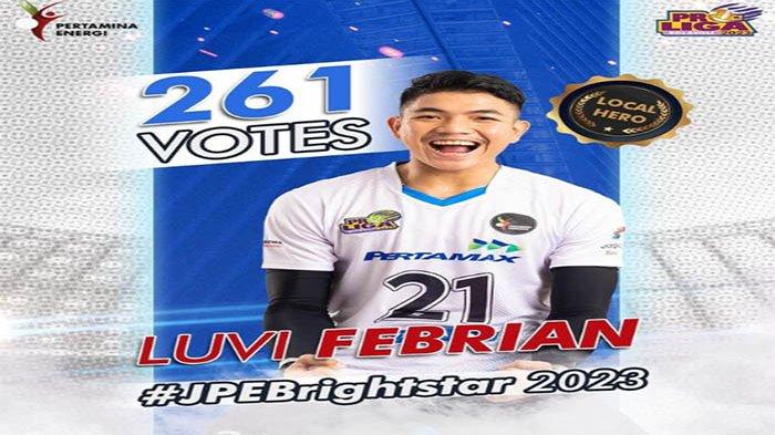 Tinggi Badan Luvi Febrian Lengkap Profil Outside Hitter Masa Depan ...