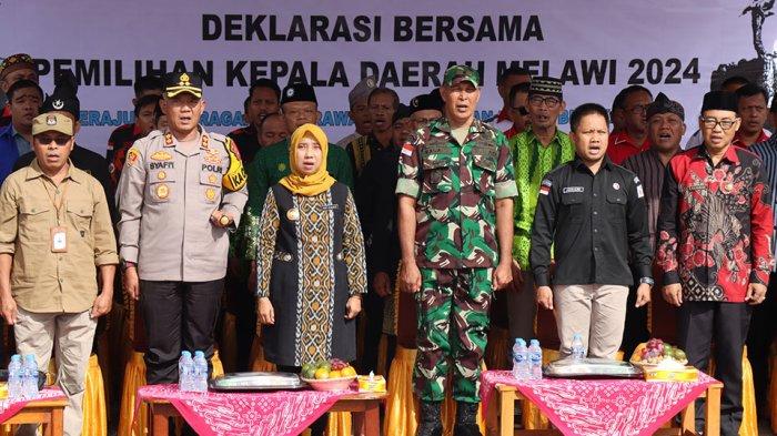 Polres Melawi Gelar Deklarasi Bersama Menyambut Pilkada 2024 - Tribunpontianak.co.id