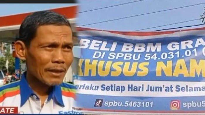 Promo Kemerdekaan! Viral SPBU Berikan BBM Gratis Bagi Orang Bernama ...