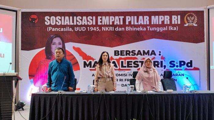Maria Lestari Sosialisasi 4 Pilar Bersama Kelompok Tani Mempawah - Tribunpontianak.co.id