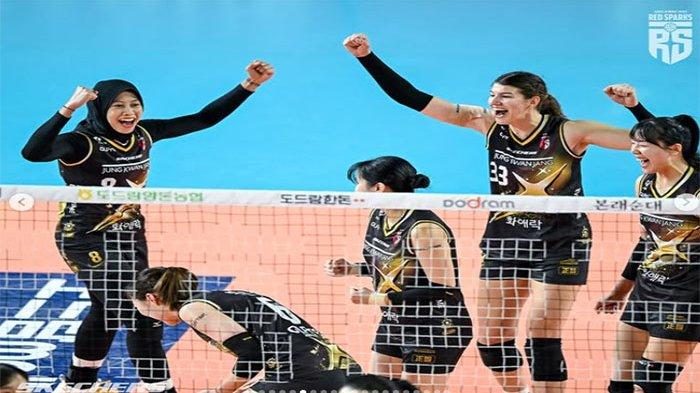 Daftar Top Skor Sementara Liga Voli Korea Selatan 2024 Women, Mega ...