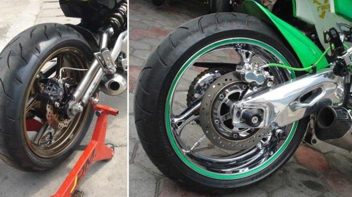 Ingin Modifikasi Motor Dengan Velg dan Ban Besar, Sesuaikan Dengan ...