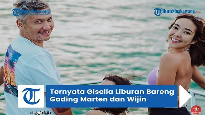 Kompak Liburan Bersama, Gisel Bawa Gading dan Wijin ke Bali Nikmati Pantai dengan Kapal ...