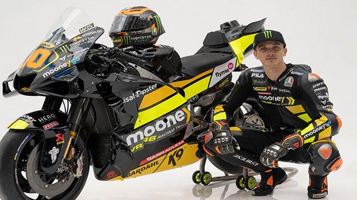 Mooney VR46 Racing Team Pamerkan Livery MotoGP 2023, Luca Marini ...