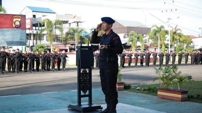 Satbrimob Polda Kalbar Gelar Upacara Hari Kesadaran Nasional - Tribunpontianak.co.id